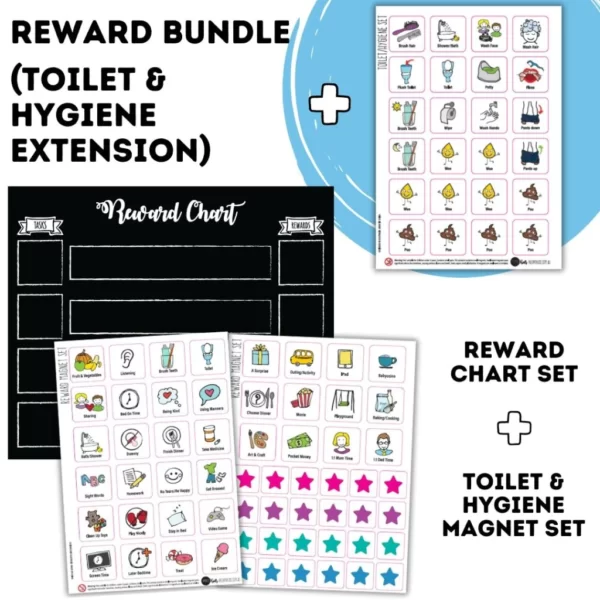 Reward Chart + Toilet/Hygiene Extension Bundle - Paediatric Play Store